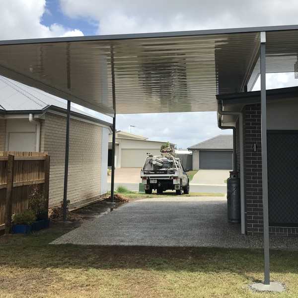 Raised Flyover Carport | Just Patios
