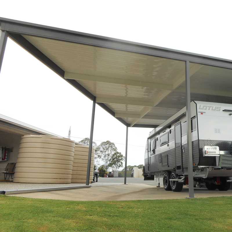 Raised Flyover Carport | Just Patios