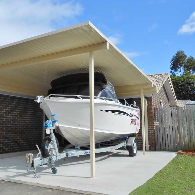 Raised Flyover Carport | Just Patios